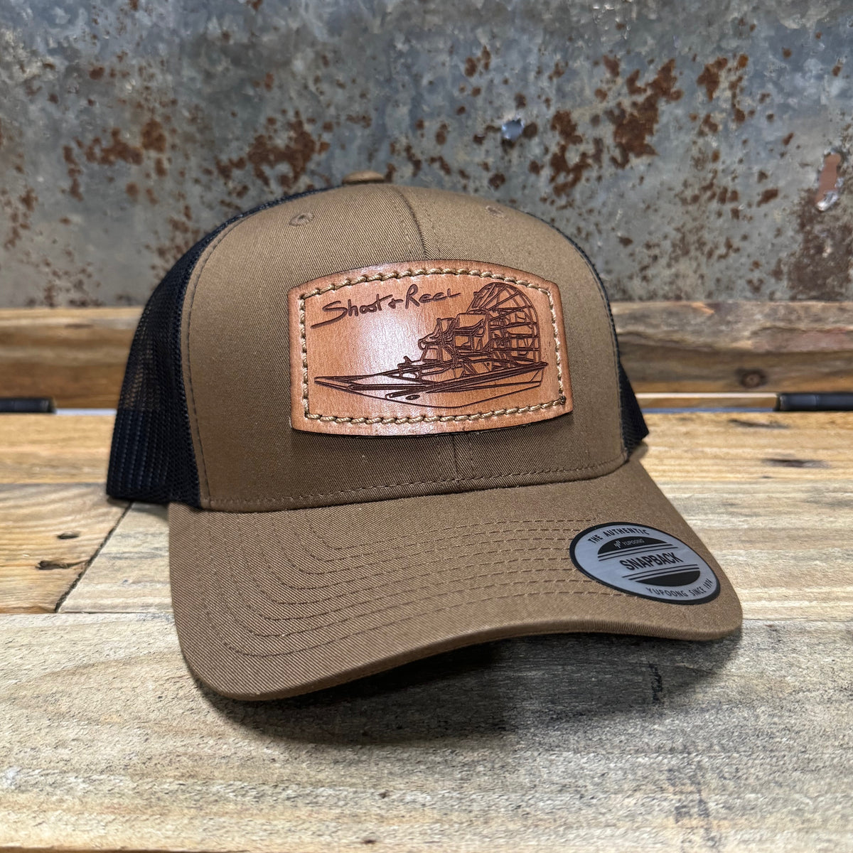 Airboat Patch Snapback – Shoot & Reel