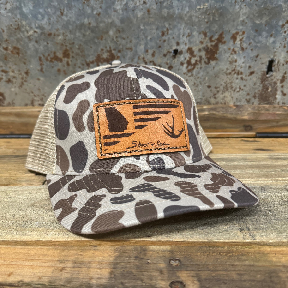 GA Antler Patch Snapback – Shoot & Reel