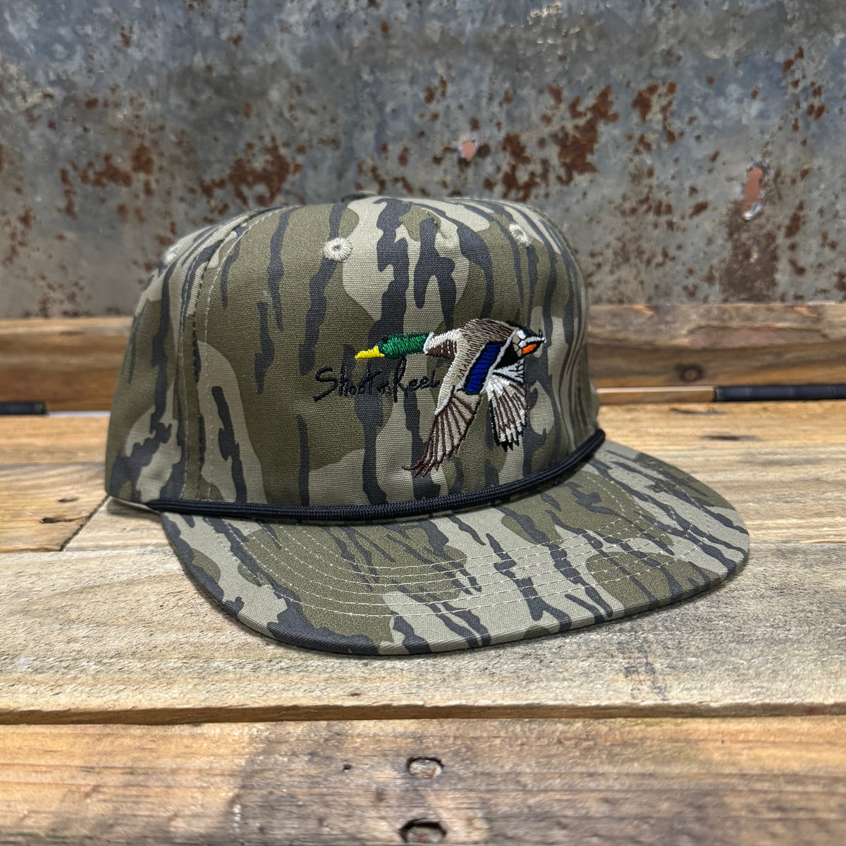 Mallard emb. Goat Rope – Shoot & Reel